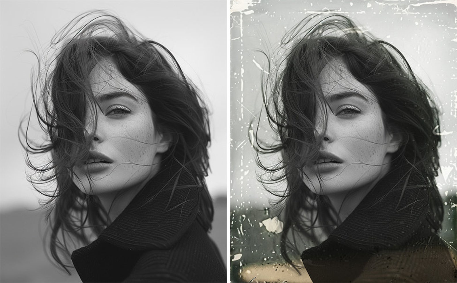 Vintage Photo Textures, Portrait Overlays, Wet Plate Collodion Textures ...
