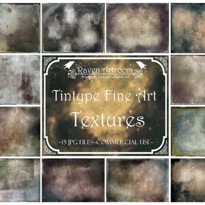 Wet Plate Collodion Textures BUNDLE, Overlays, Textures, Vintage ...