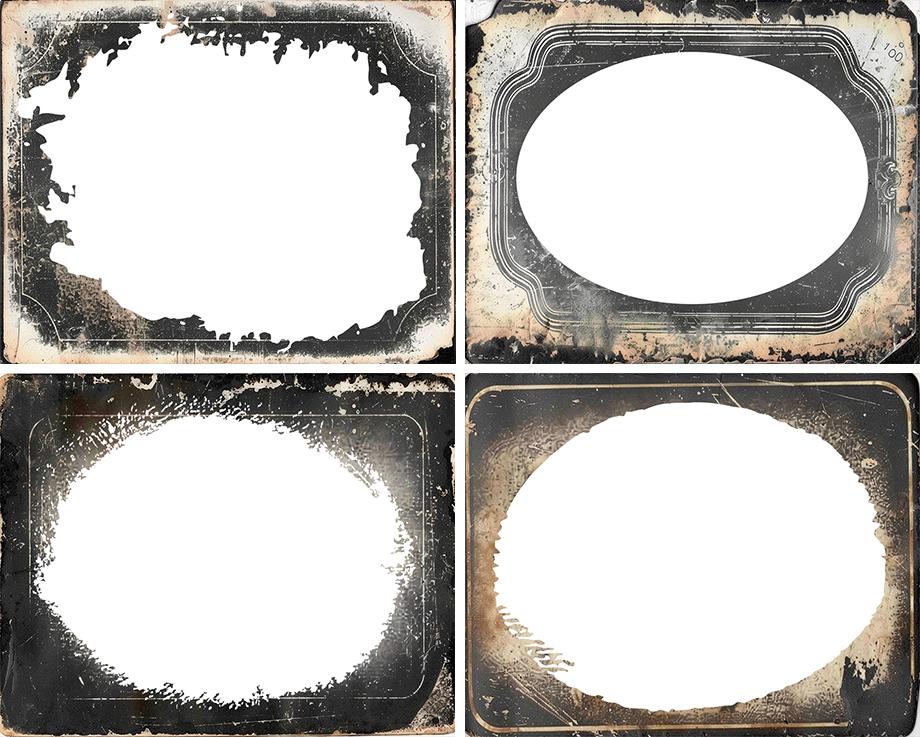 Vintage Photo Masks, Photoshop Overlays, Watercolor Masks, Photoshop ...