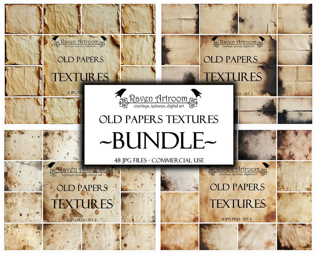 Old Paper Textures, Photoshop Overlays, Digital Paper, Photoshop ...