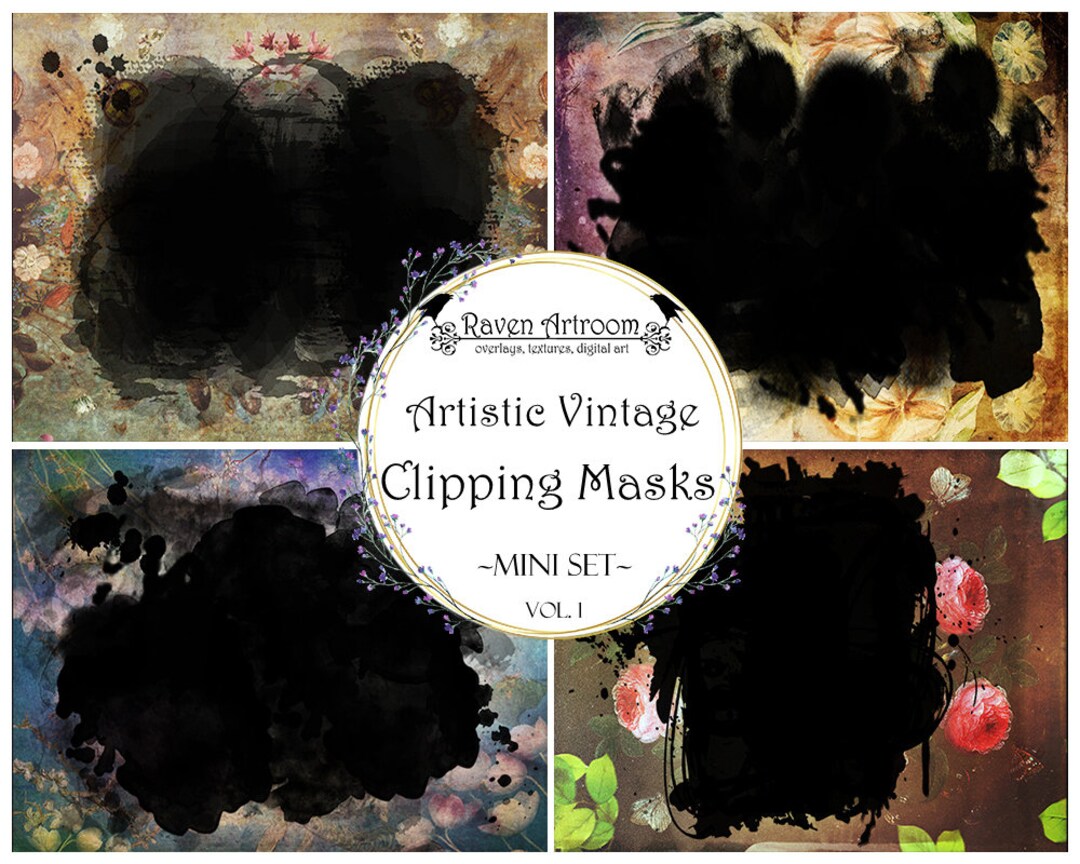 Photoshop Overlays, Textures, Clipping Masks, Photo Masks, Frame ...