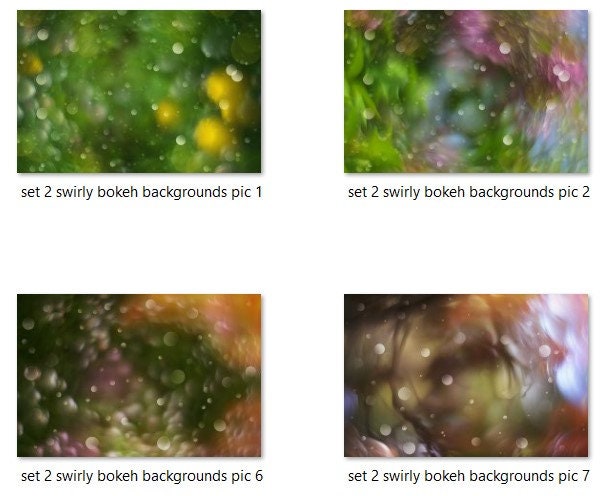 10 Swirly Bokeh Overlays, Bokeh Background, Nature Bokeh, Photoshop ...