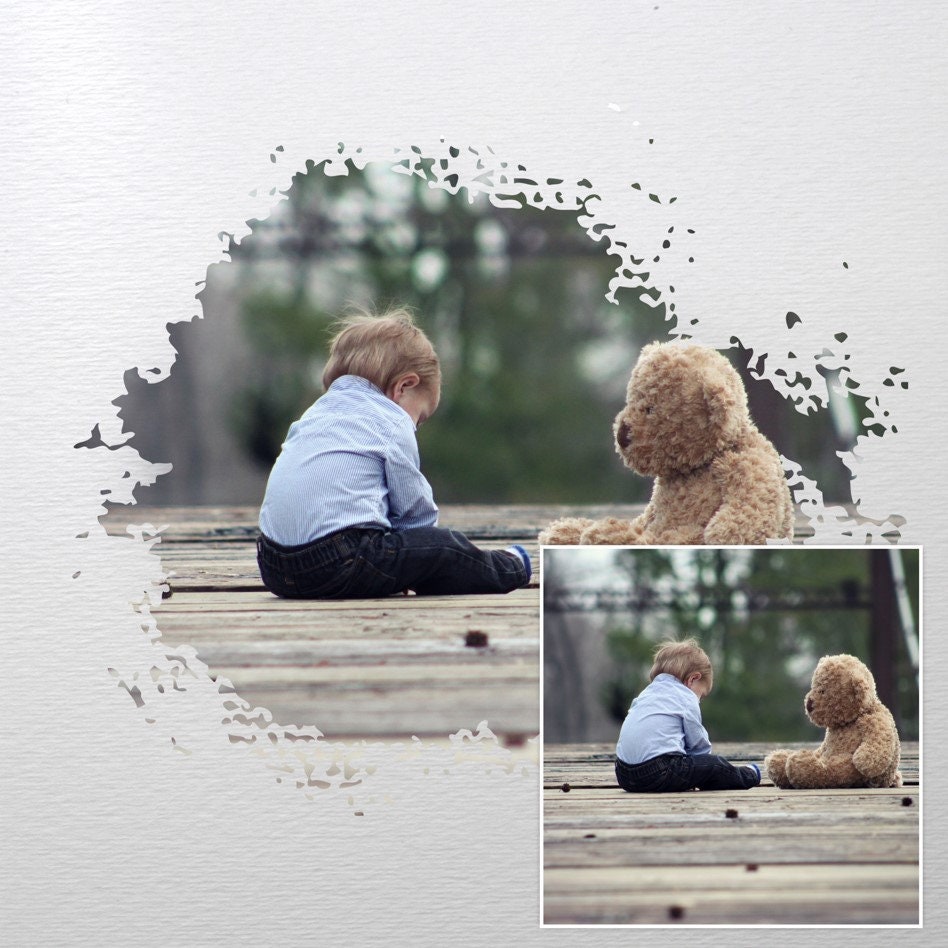 15 Round Photo Clipping Masks Watercolor Masks Photoshop - Etsy