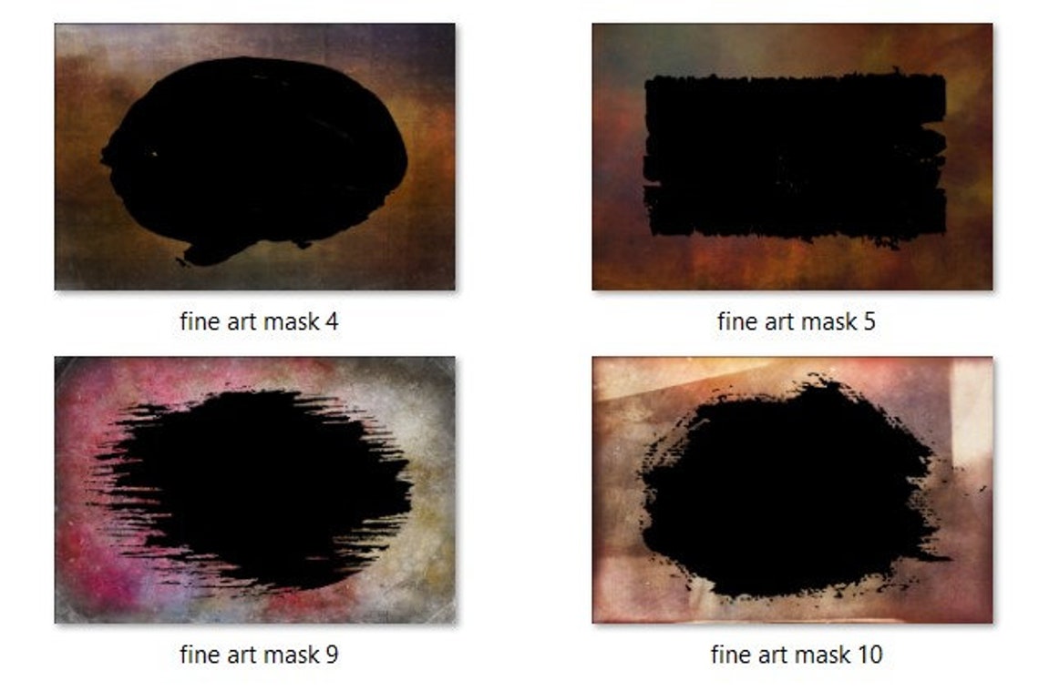 Fine Art Clipping Masks Clipping Masks Photo Masks - Etsy