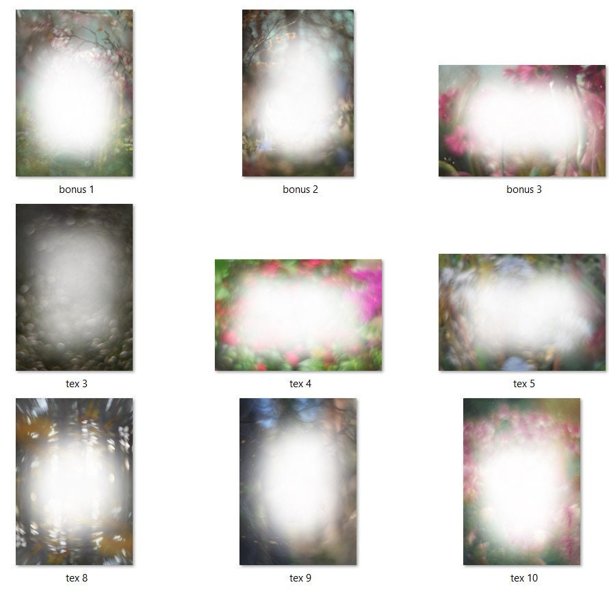 10 Bokeh Overlays, Photoshop Overlays, Bokeh Overlays, Clipping Masks ...