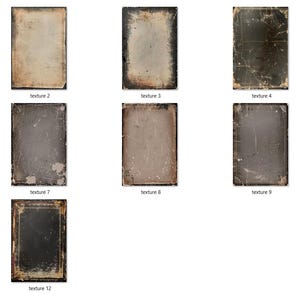 Vintage Photo Textures, Portrait Overlays, Wet Plate Collodion Textures ...