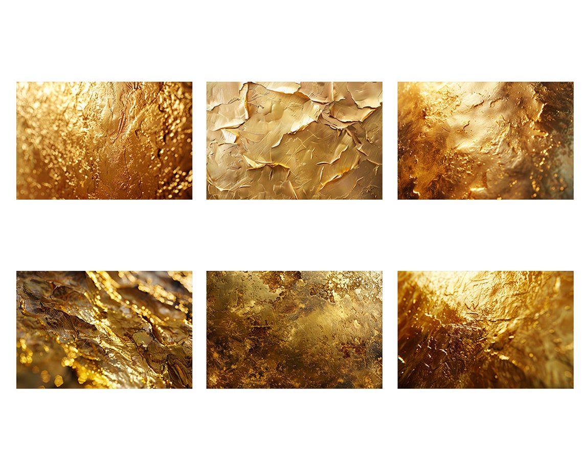 Golden Folio Textures, Photoshop Overlays, Vintage Textures, Grunge ...