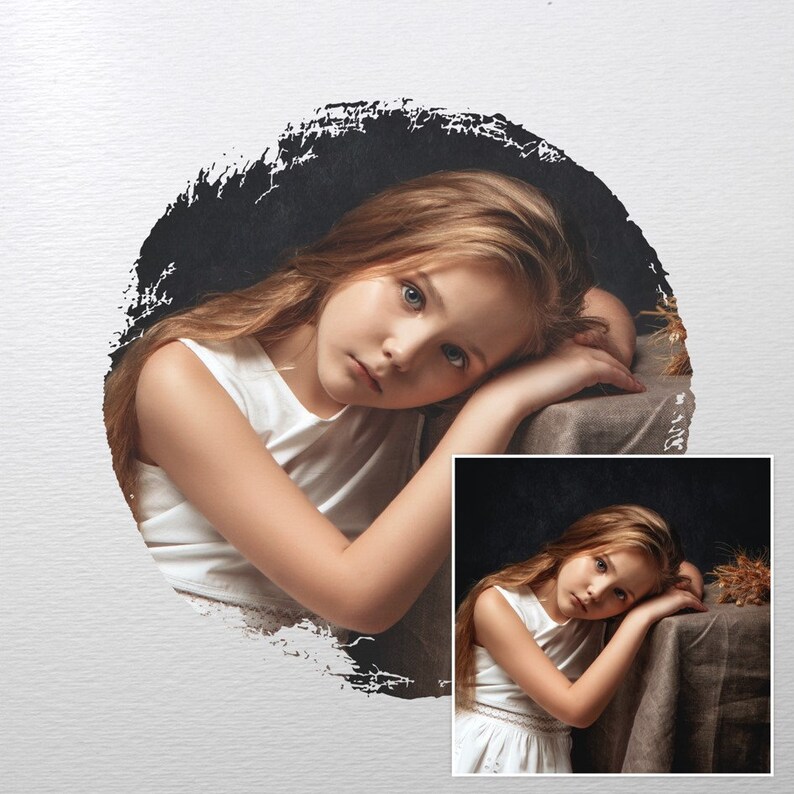 15 Round Photo Clipping Masks Watercolor Masks Photoshop - Etsy