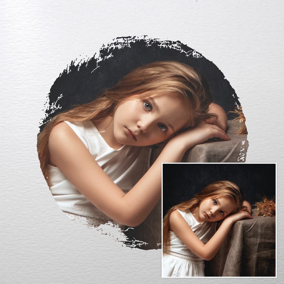 15 Round Photo Clipping Masks Watercolor Masks Photoshop - Etsy