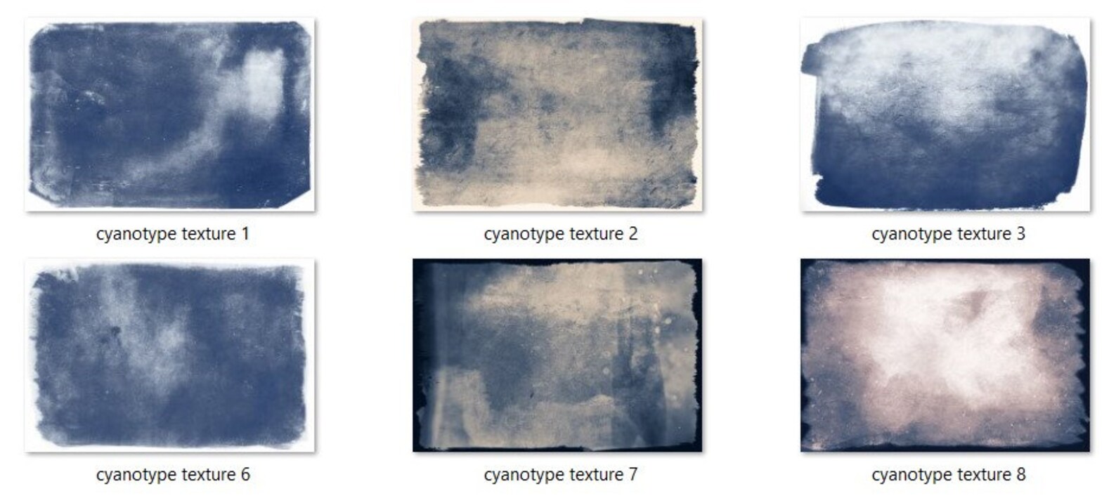 Cyanotype Textures, Photoshop Textures, Photoshop Overlays, Fine Art ...