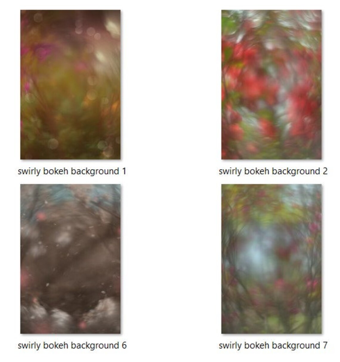 10 Swirly Bokeh Overlays, Bokeh Background, Nature Bokeh, Photoshop ...