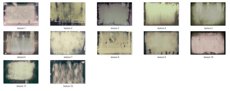 Wet Plate Collodion Textures, Photoshop Overlays, Digital Backgrounds ...