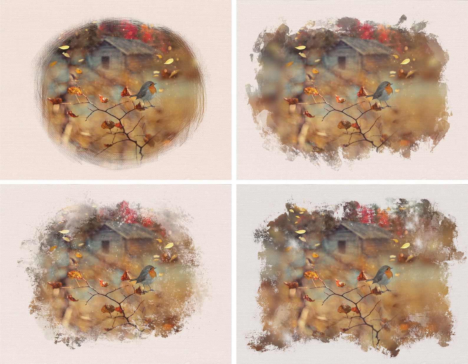 180 Clipping Photo Masks, Clipping Masks Bundle, Watercolor Masks ...