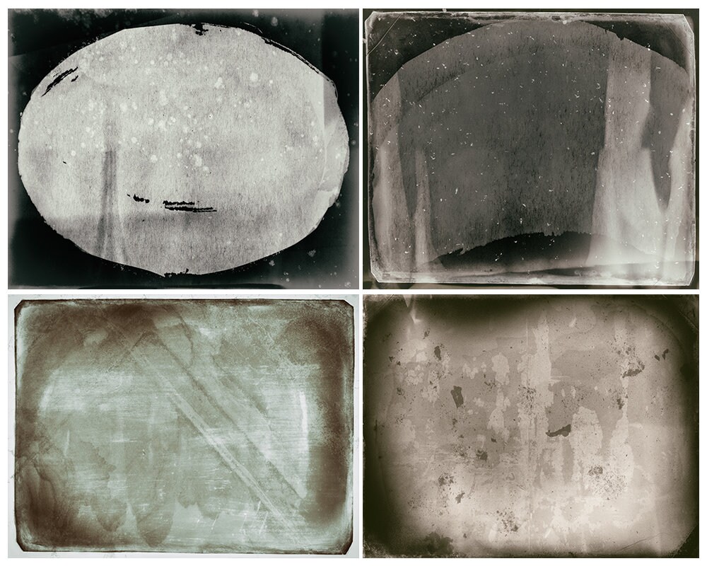 12 Photoshop Overlays Wet Plate Collodion TEXTURES Vintage - Etsy