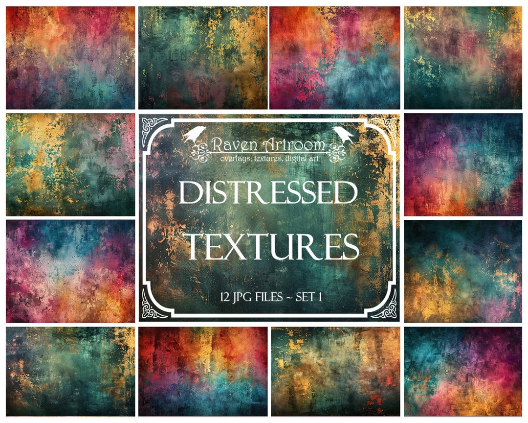 Distressed Textures, Photoshop Overlays, Vintage Textures, Grunge ...