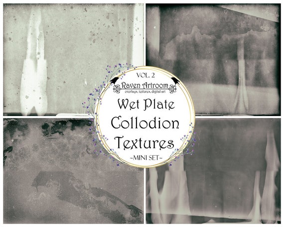 Photoshop Overlays Wet Plate Collodion Textures Overlay - Etsy