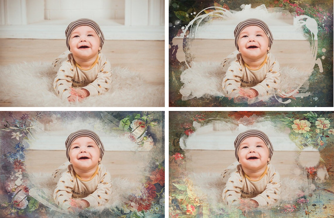 Clipping Masks, Photo Masks, Portrait Masks, Photoshop Frames, Frame ...