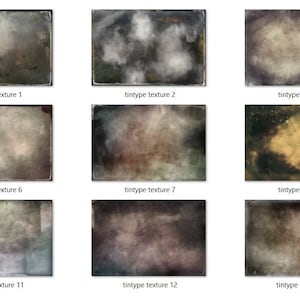 Tintype Fine Art Textures, Wet Plate Collodion Textures, Vintage ...