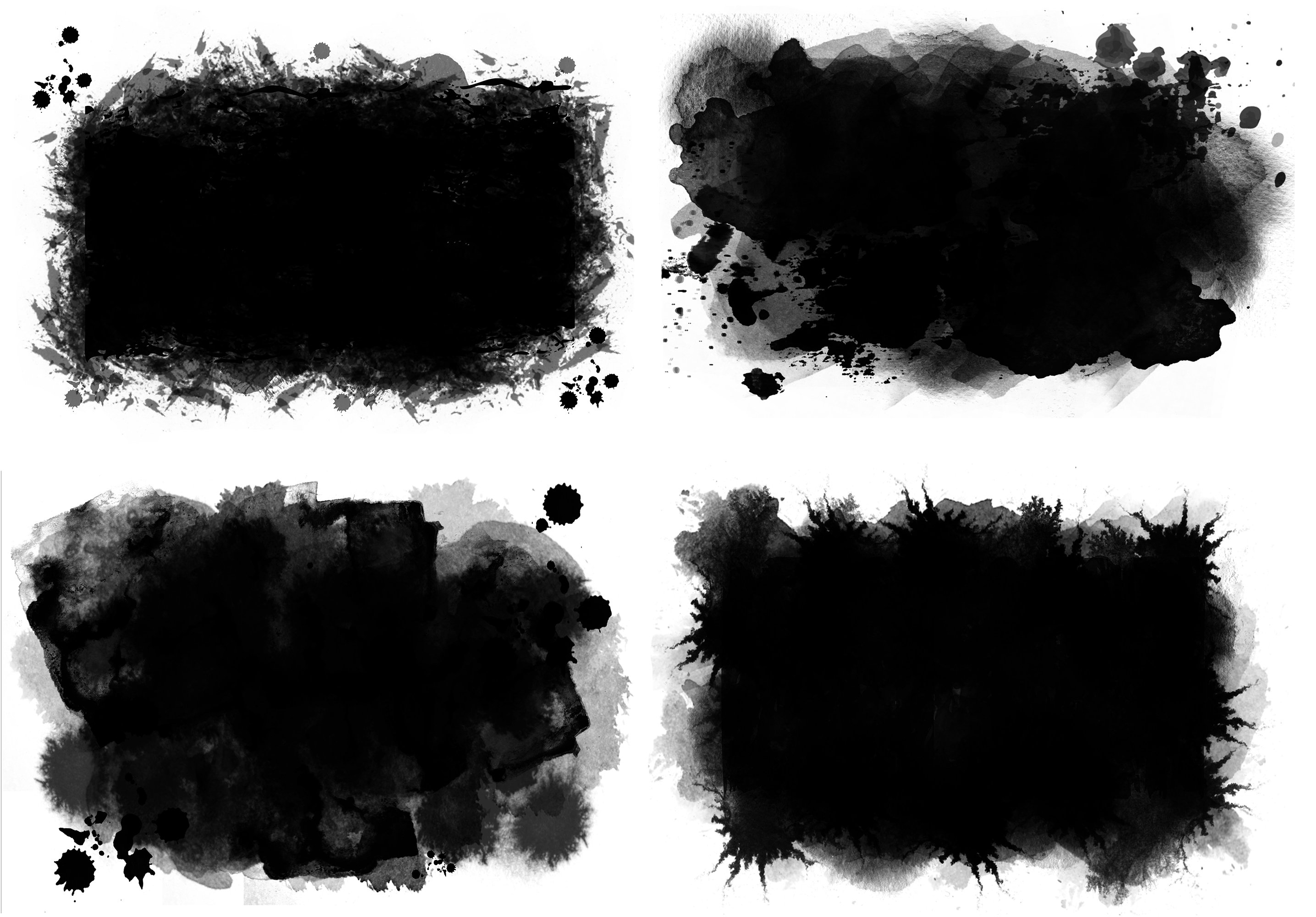 10 Watercolor Photoshop Overlays Watercolor Masks Photoshop - Etsy