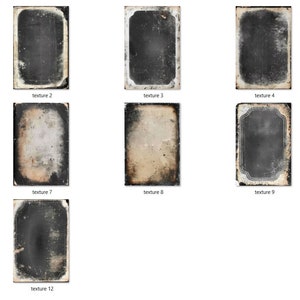 Vintage Photo Textures, Portrait Overlays, Wet Plate Collodion Textures ...