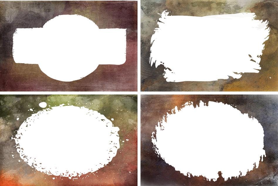 Fine Art Photo Masks, Photoshop Overlays, Watercolor Masks, Photoshop ...