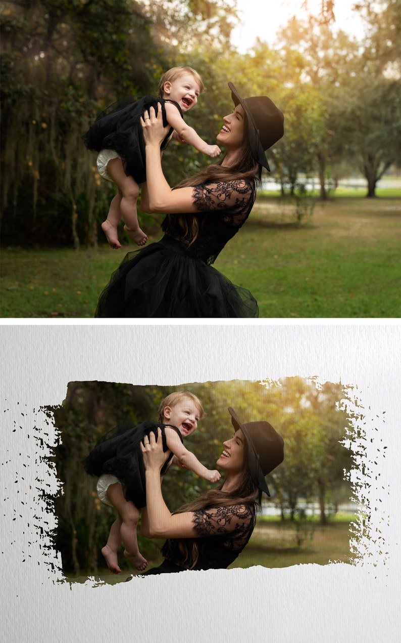Portrait Photo Masks, Photoshop Overlays, Watercolor Masks, Photoshop ...