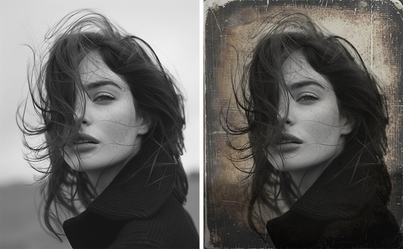 Vintage Photo Textures, Portrait Overlays, Wet Plate Collodion Textures ...