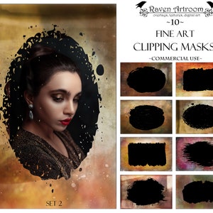 Fine Art Clipping Masks, Clipping Masks, Photo Masks, Photoshop ...