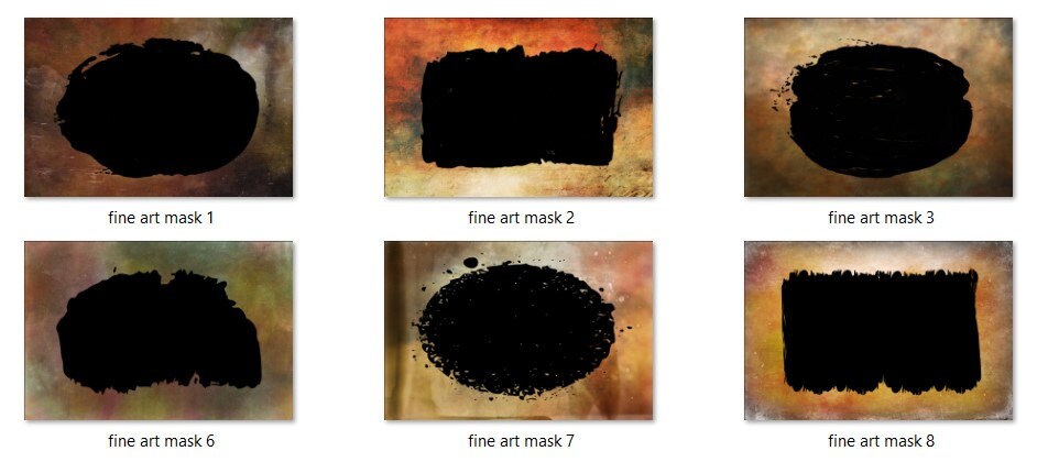 Fine Art Clipping Masks Clipping Masks Photo Masks - Etsy