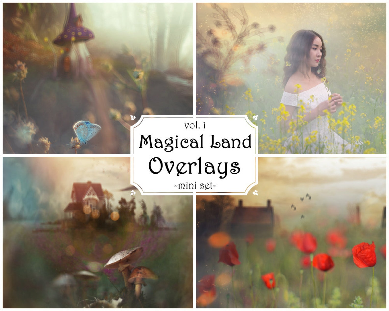 Magical Land Overlays Photoshop Overlays Transparent PNG - Etsy