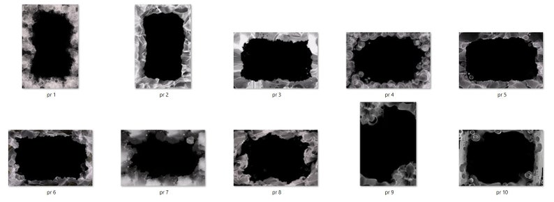 Clipping Masks, Photo Masks, Portrait Masks, Photoshop Frames, Frame ...