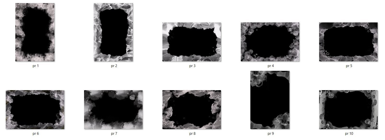 Clipping Masks Photo Masks Portrait Masks Photoshop Frames | Etsy