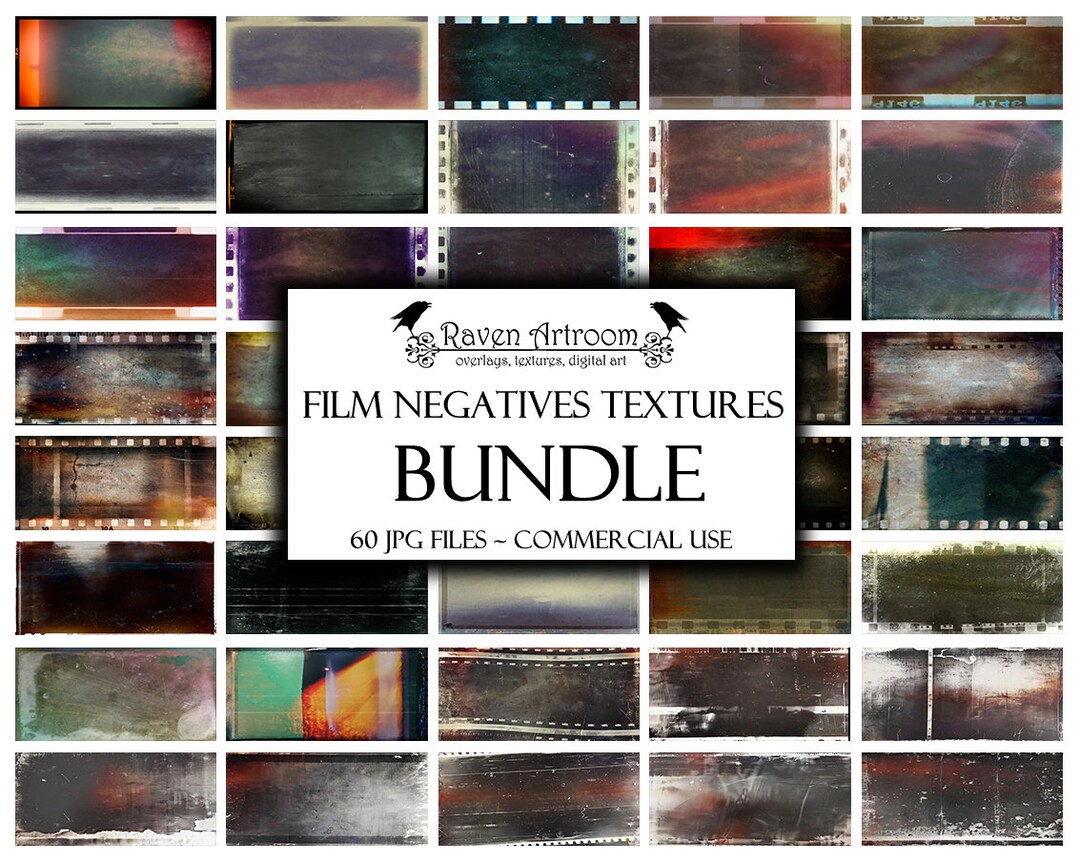 60 Film Textures, Negative Textures, Photoshop Textures, Photoshop ...