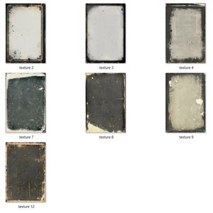 Vintage Photo Textures, Portrait Overlays, Wet Plate Collodion Textures ...