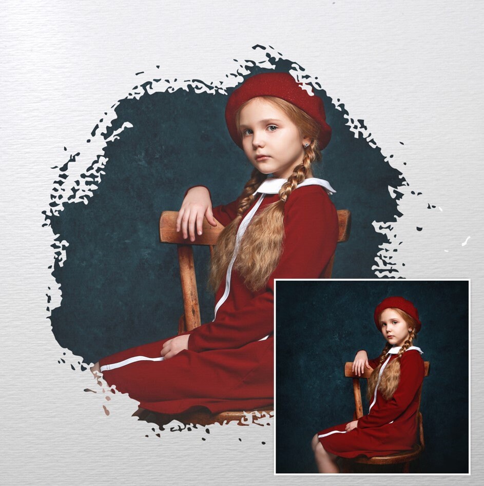 15 Round Photo Clipping Masks Watercolor Masks Photoshop - Etsy