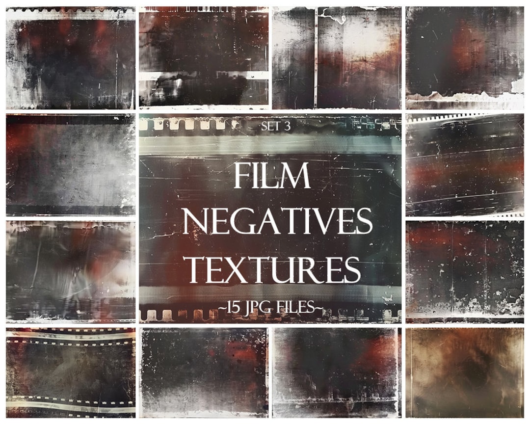 15 Film Textures, Negative Textures, Photoshop Textures, Photoshop ...