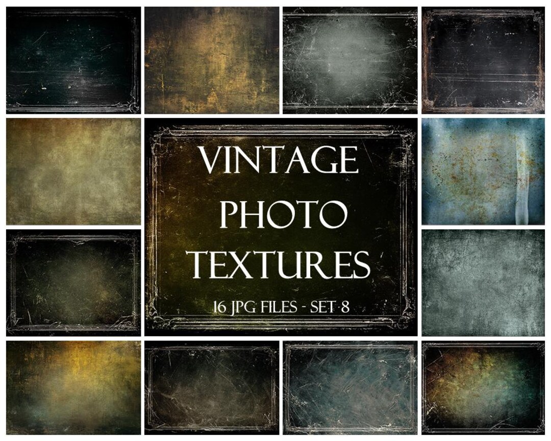 Vintage Photo Textures, Portrait Overlays, Wet Plate Collodion Textures ...