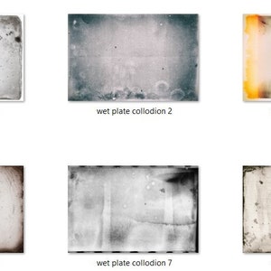 10 Photoshop Overlays, Wet Plate Collodion TEXTURES, Vintage Textures ...