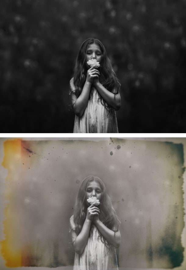 10 Photoshop Overlays Wet Plate Collodion TEXTURES Vintage - Etsy