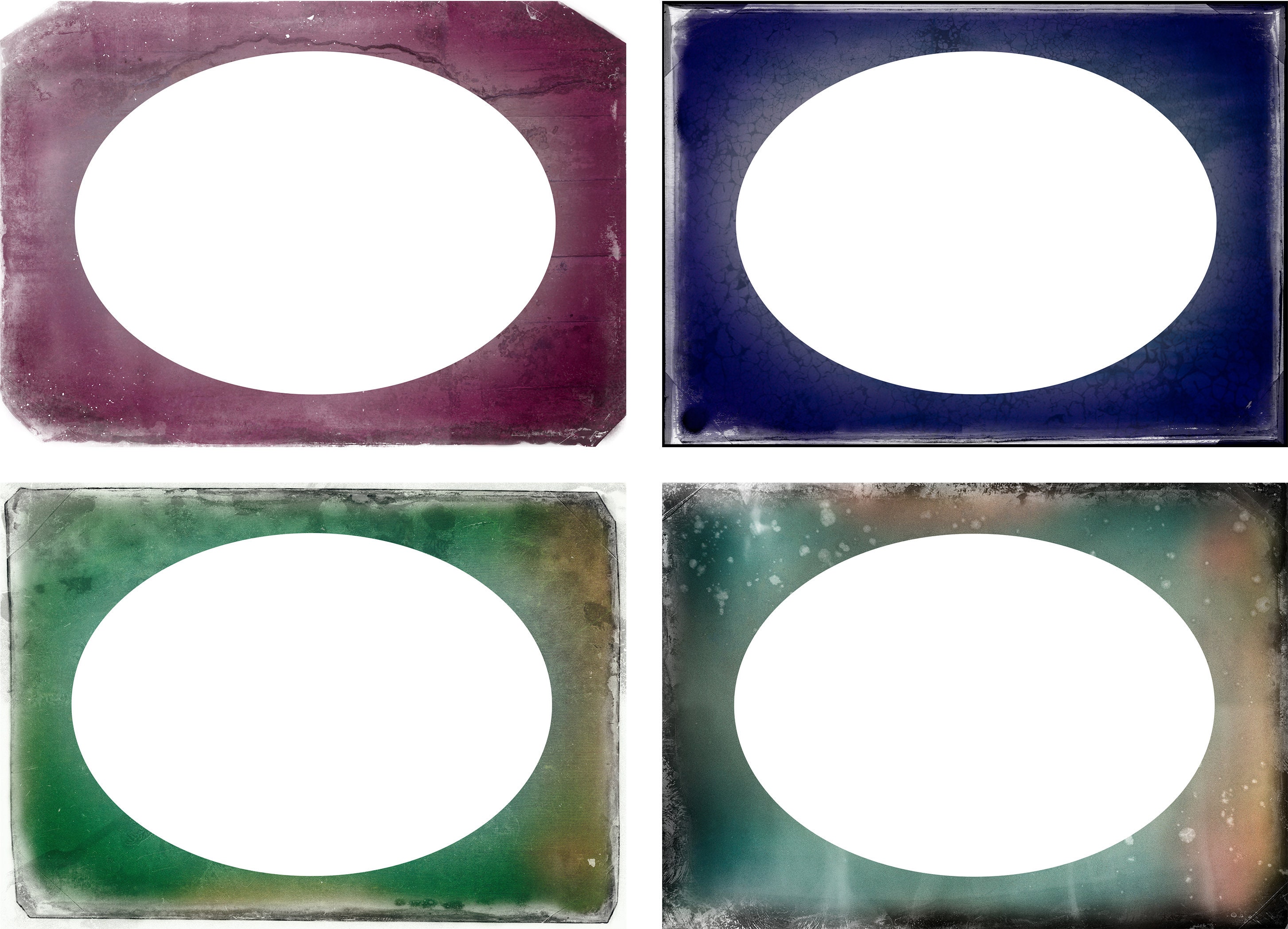 Vintage Frame Transparent Overlays Photoshop Overlays - Etsy