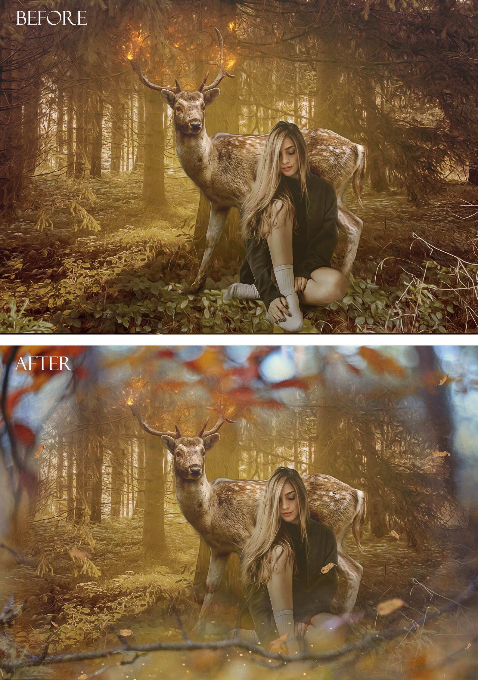 Photoshop Overlays Magical Fall Overlays Clipping Masks - Etsy