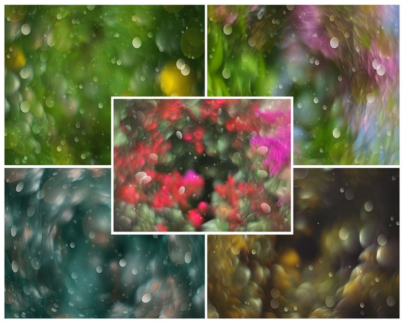 Swirly Bokeh Overlays Bokeh Background Nature Bokeh - Etsy