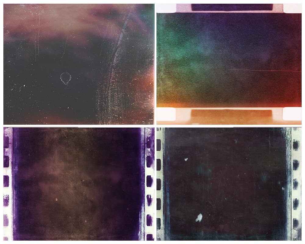 15 Film Textures Negative Textures Photoshop Textures | Etsy