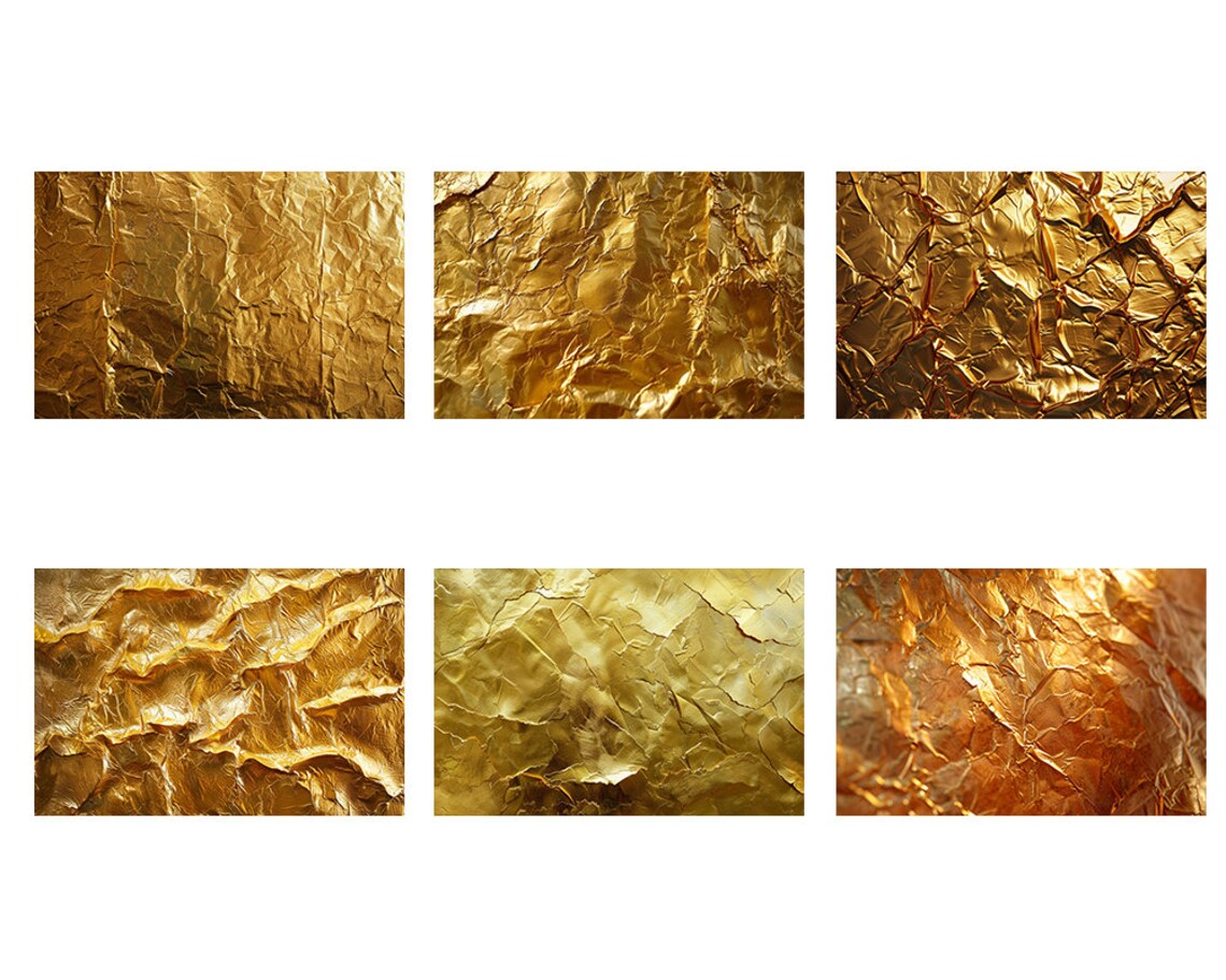Golden Folio Textures, Photoshop Overlays, Vintage Textures, Grunge ...