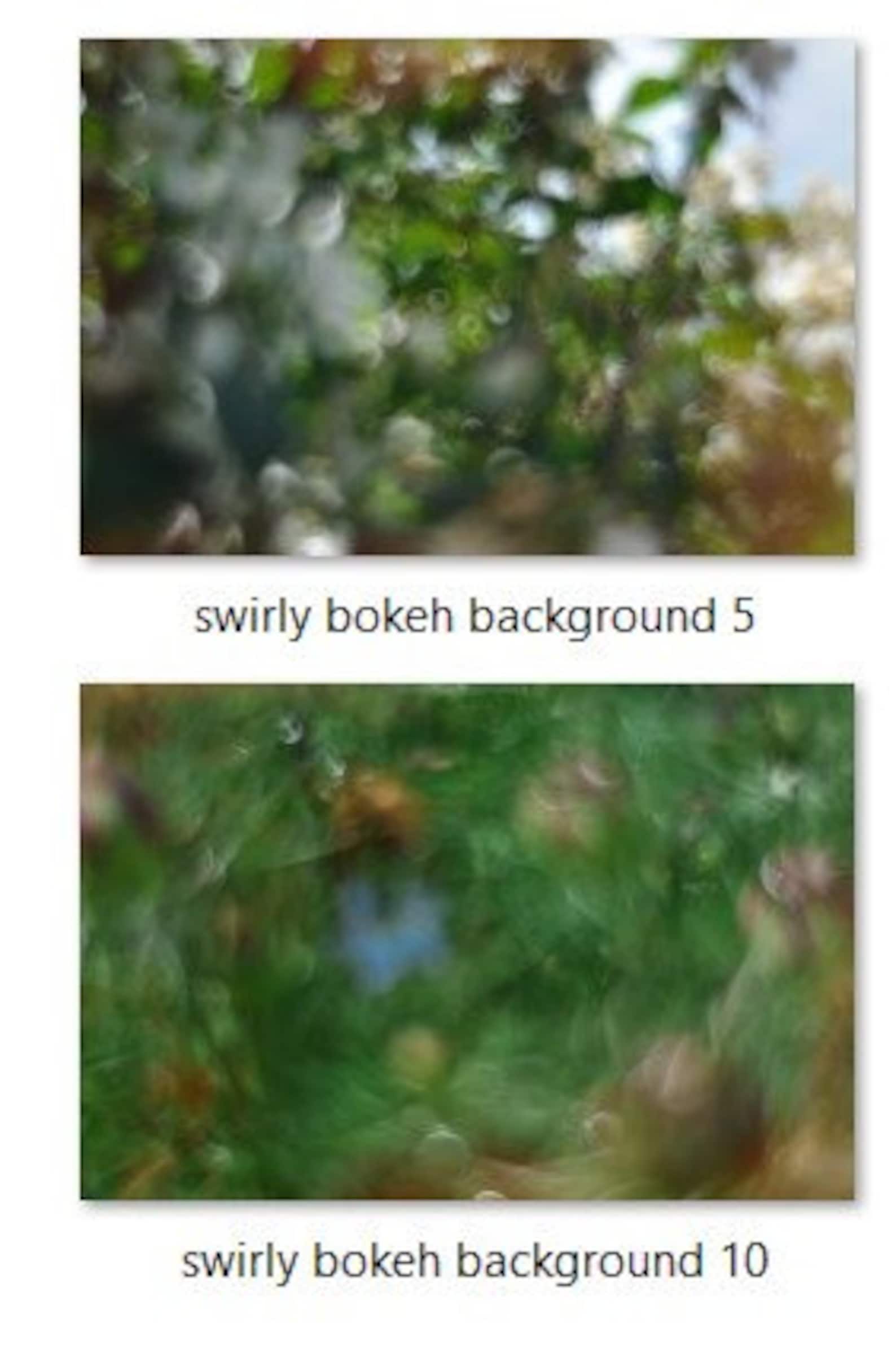 10 Swirly Bokeh Overlays, Bokeh Background, Nature Bokeh, Photoshop ...
