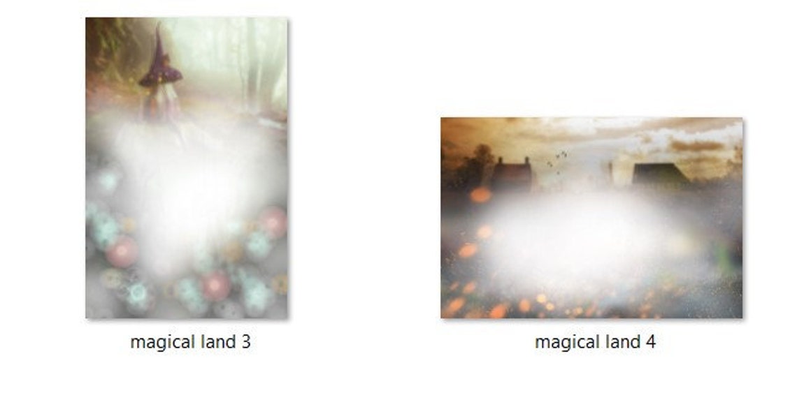 Magical Land Overlays, Photoshop Overlays, Transparent PNG, Clipping ...