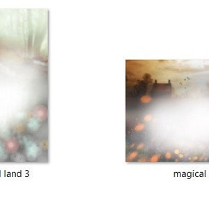 Magical Land Overlays, Photoshop Overlays, Transparent PNG, Clipping ...