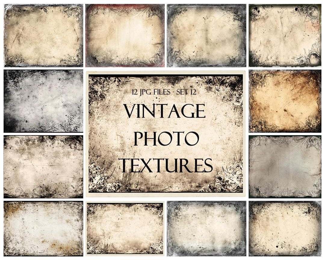 Vintage Photo Textures, Portrait Overlays, Wet Plate Collodion Textures ...