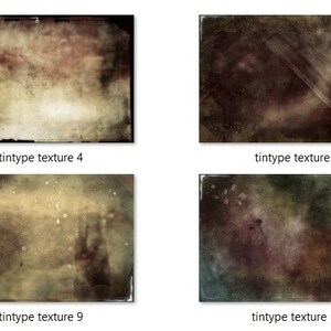 Tintype Fine Art Textures, Wet Plate Collodion Textures, Vintage ...
