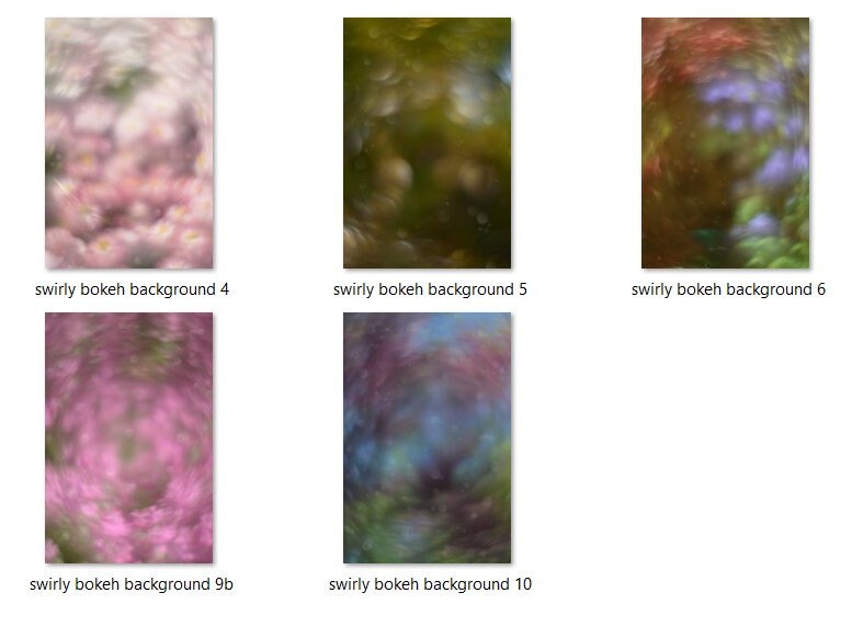 10 Swirly Bokeh Overlays, Bokeh Background, Nature Bokeh, Photoshop ...